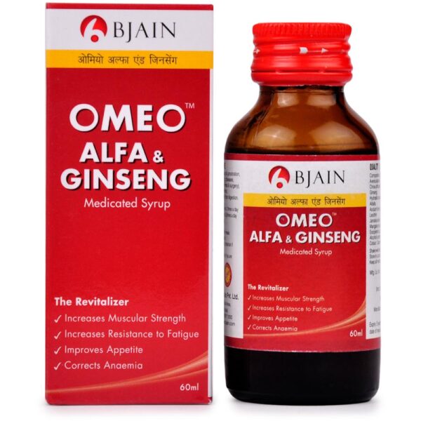 B Jain Omeo Alfa & Ginseng Syrup – Bhavani Homoeo Health Care