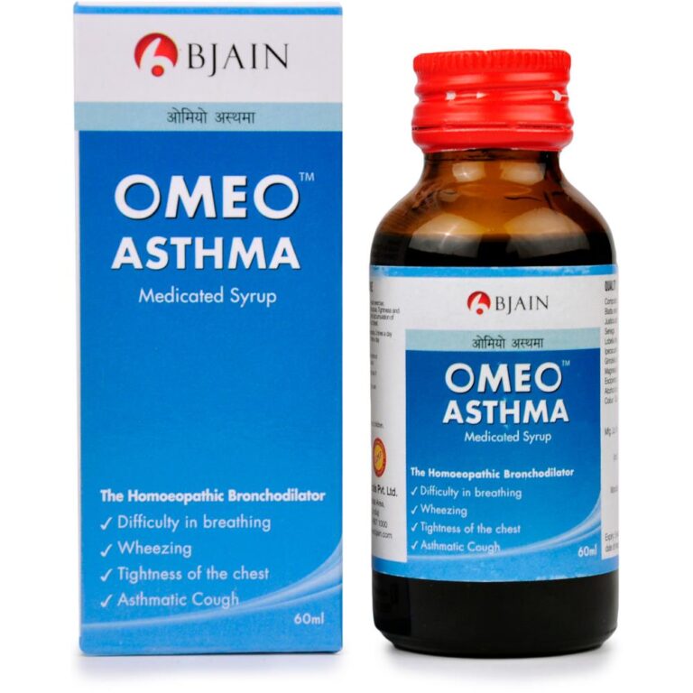 B Jain Omeo Asthma Syrup (200ml) – Bhavani Homoeo Health Care