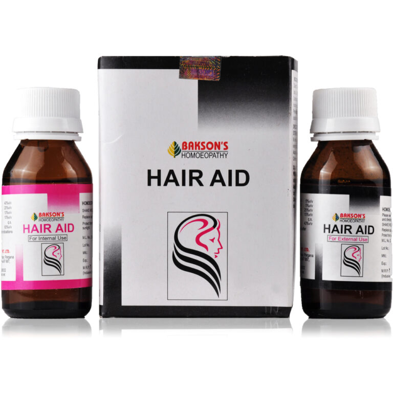 Bakson Hair Aid Drops (Twin Pack) (60ml) – Bhavani Homoeo Health Care