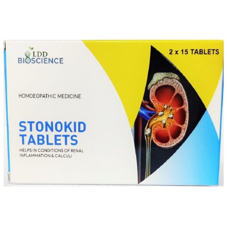 LDD Bioscience Stonokid Tablets (30tab, Pack of 2) – Bhavani Homoeo ...